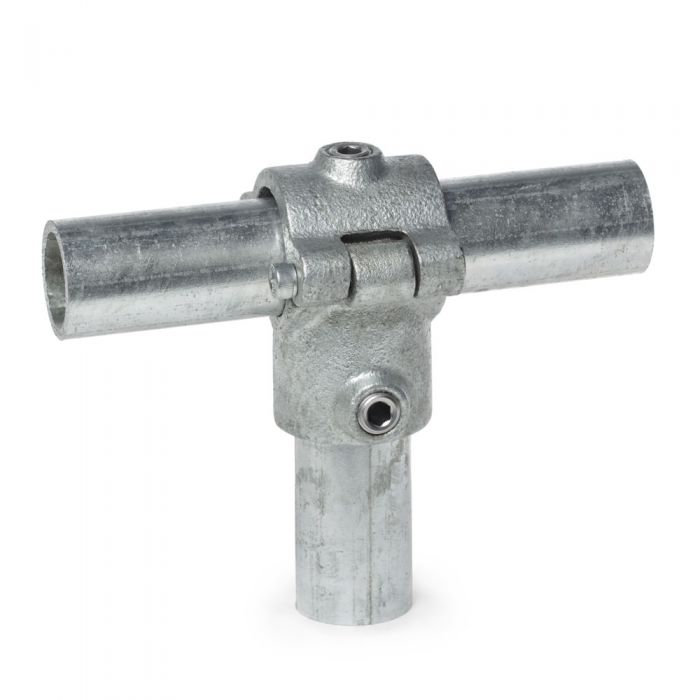 Rohrverbinder - T-Stück, offen (klappbar) (33.7) - Moduworx Deutschland